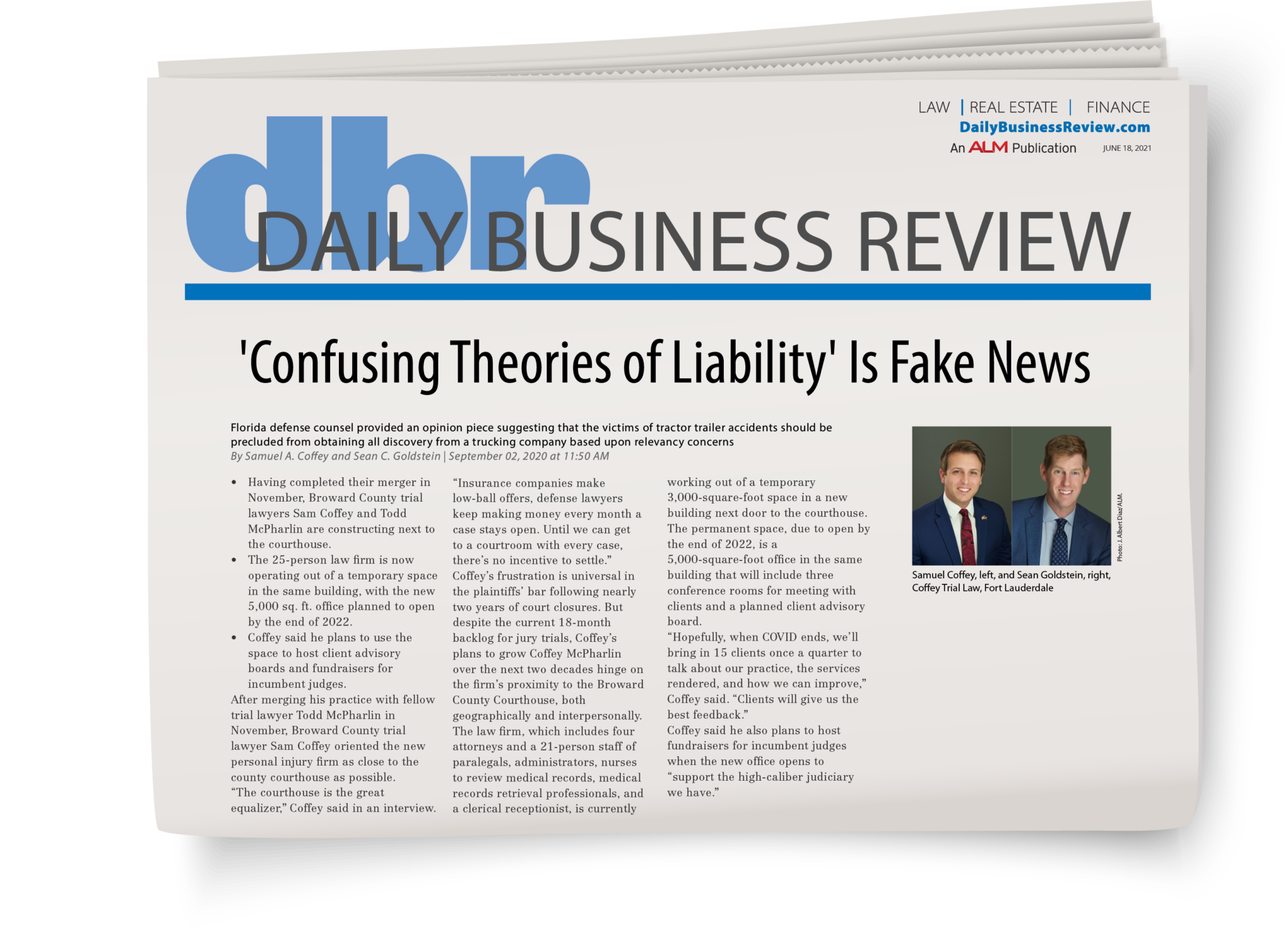 Fake News! Confusing Theories of Liability - Coffey McPharlin